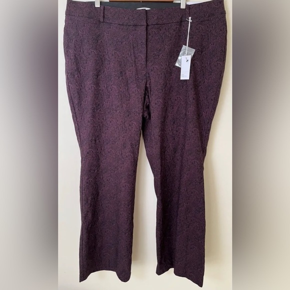 Lane Bryant | Pants & Jumpsuits | Lane Bryant Sexy Stretch Regular The Allie Boot 24r Purple ...